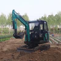 China Saving Energy Compact Digger 4.4km/H Home Mini Excavator Machine for sale