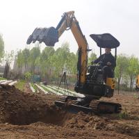 China Multipurpose 2000Kg Mini Backhoe Excavator High Configuration Without Tail for sale