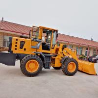 China Wheel Front End Loader 96Kw 2500mm Wheelbase 30mm Boom Thickness for sale