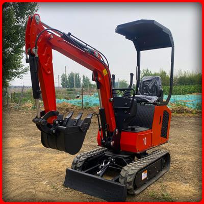 China 1 Ton Micro Mini Excavator Machine 2300*910*1940mm Miniatuurgrondverzetmachine Te koop