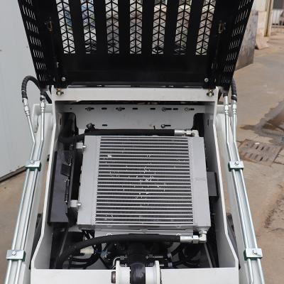 China Diesel Crawler Wheel Mini Skid Steer Loader Earthmoving 500kg 400kg Te koop