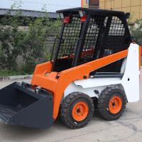 China Multi Function 700kg Rated Load Mini Skid Steer Loader 21kw Tracked Excavator for sale