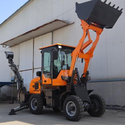 China 4 X 4 Flange Cylinder Towable Backhoe Loader Easy Operation for sale
