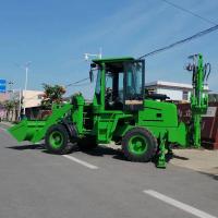 China 0.5m3 Earthmoving Towable Backhoe Loader , Small Digger Loader Machinery for sale