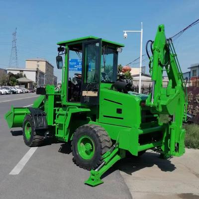 Cina caricatore trainabile movimento terra dell'escavatore a cucchiaia rovescia 0.5m3, piccolo Digger Loader Machinery in vendita