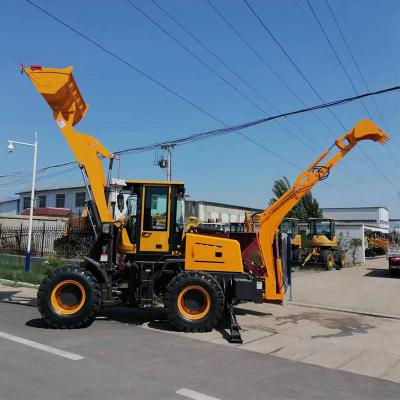China Earth Moving Towable Backhoe Loader Machinery 20-28 4x4 2.5 Ton Tractor End for sale