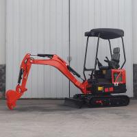 China Multifunction 1.7 Tonne 360 Mini Excavator Machine , Small Digging Machine for sale