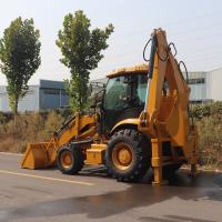 China Urban Engineering Backhoe Loader Compact 1m3 Bucket Capacity for sale