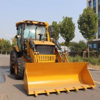China Urban Engineering Backhoe Loader Compact 1m3 Bucket Capacity for sale