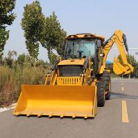 China Urban Engineering Backhoe Loader Compact 1m3 Bucket Capacity for sale