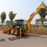 China Urban Engineering Backhoe Loader Compact 1m3 Bucket Capacity for sale