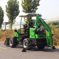 China Epa Ce Compact Backhoe Loader 55 Kw 0.8m3 Bucket Capacity for sale