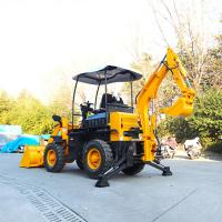 China 4x4 Towable Backhoe Loader Mini Front End Micro Excavator With Leg for sale