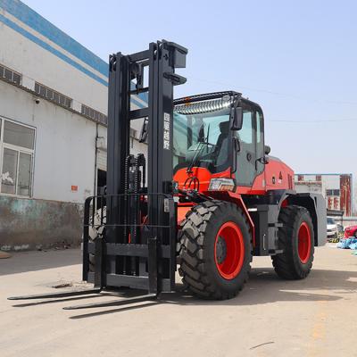 China Farm Mud 3.5t 5t 4WD 4 Wheel Drive Off Road All Rough Terrain Diesel Forklifts zu verkaufen