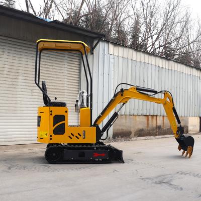 China Best Selling 1.0 Ton New CE ISO Small Digger Crawler Hydraulic Farm Garden Diesel Mini Excavator Price for sale