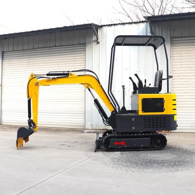 China CE EPA 1,6 ton Hydraulische Chinese graafmachines Kleine crawler apparatuur Graafmachine Mini Te koop