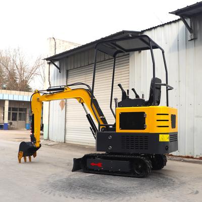 China CE EPA 1,6 ton Hydraulische Chinese graafmachines Kleine crawler apparatuur Graafmachine Mini Te koop