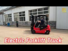 Mini Electric Forklift Truck 4 Wheel Drive 4000mm Height For Warehouse