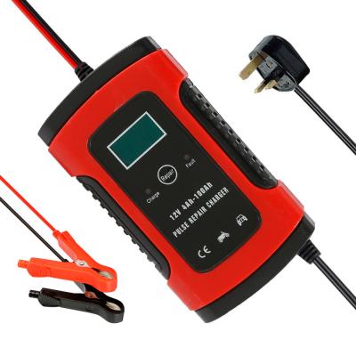 中国 スマートで深い周期12Vの自動鉛酸蓄電池の充電器の脈拍修理 販売のため