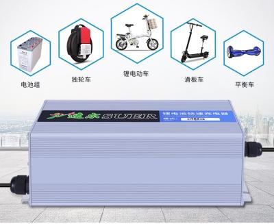 China Indicadores do diodo emissor de luz de Ion Charger With do lítio da bateria 24V de Constant Current Fireproof à venda