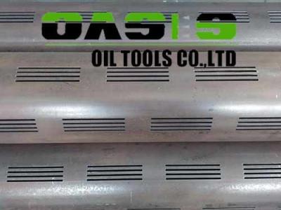 China Slotted pipe，OASIS Vertically Slotted Pipe ，Slot well screens，sand control for sale