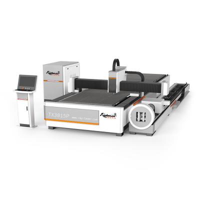 4500 KG Metal CNC Fiber Laser Cutting Machine con doppia funzione e potenza laser da 6kW