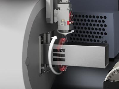 Cina Raytools Laser Head Metal Tube Pipe Laser Cutting Machine per e basso costo operativo in vendita