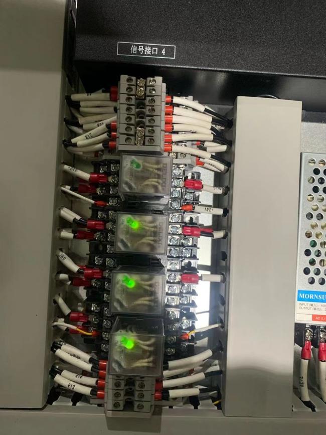 Close-up of laser welding operation