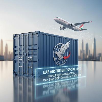 China UAE Air Freight Special Line with Direct Flight to Dubai/Abu Dhabi Offering One-Stop DDP and Compliant & Efficient International Freight Forwarding for sale