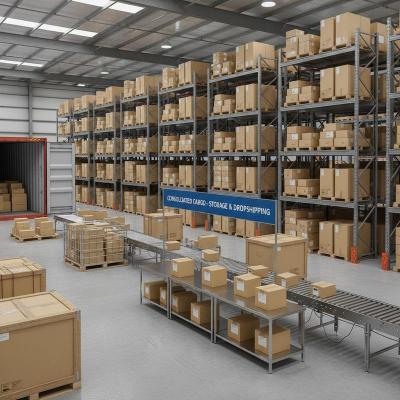 China Consolidated Cargo Shipping Warehouse Storage Repack Drop Shipping Service for sale