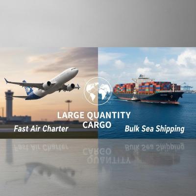 China Fast Air Charter and Bulk Sea Shipping for Large Quantity Cargo for sale