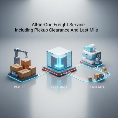 China All-in-one Freight Service Including Pickup Clearance And Last Mile for sale