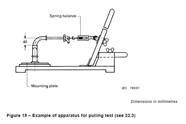 0-100N IEC60320-1 Switch Tester Coupler Lateral Pulling Test Machine