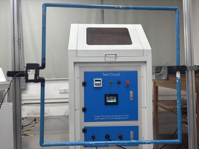 Control panel of test machine