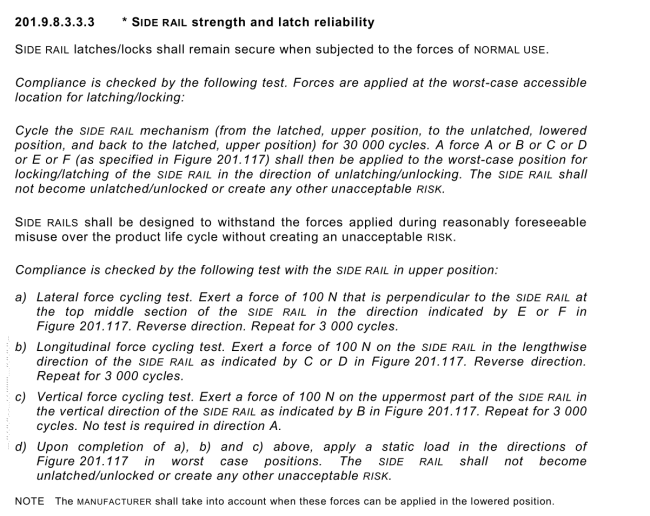 Medical Bed Tester side view