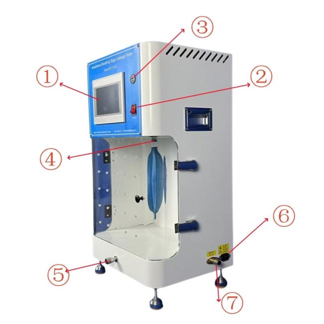 Anesthesia Breathing Bags Leakage Tester components