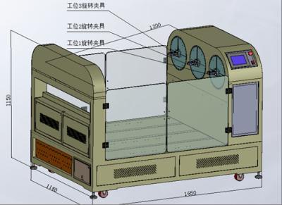 중국 구부리는 것은 시험 기구/3개의 역을 뒤틀어서 염력 기계를 구부립니다 판매용