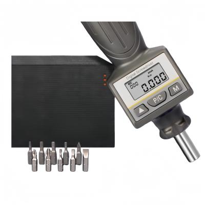 China Digital Torque Gauge and Screwdriver with 0.0015-0.5N.m Range ±2%F.S Accuracy and 1/4 Inch Hexagon Dimension for sale