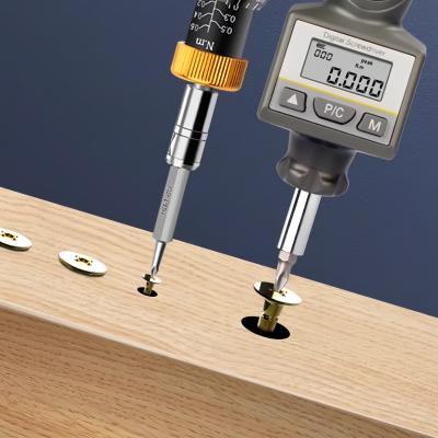 China Digital Torque Gauge and Screwdriver with 0.0015-0.5N.m Range ±2%F.S Accuracy and 1/4 Inch Hexagon Dimension for sale