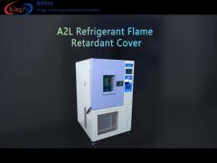 IEC 60335-2-40 Anexo NN Ensaio de verificação do compartimento de retenção de chamas para refrigerantes A2L