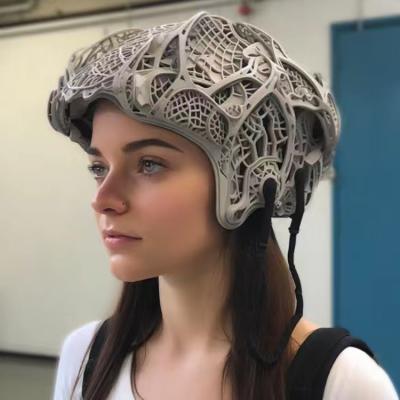 China Custom Resin Nylon Fused Deposition Modeling For Rapid Prototyping Helmet Model for sale