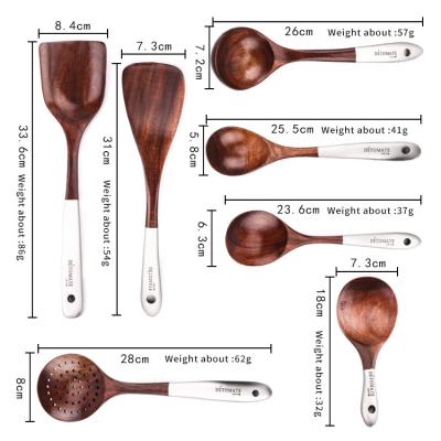 Cina L'utensile di legno della cucina di Nonscratching ha messo fatto a mano per Multipurposes in vendita