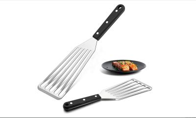 Cina 2 pezzi di acciaio inossidabile dell'utensile della cucina mette non la spatola scanalata metallo del bastone in vendita