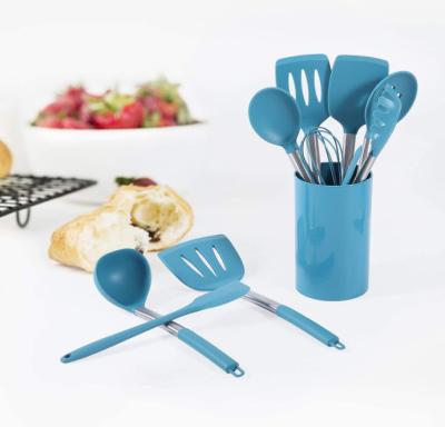 Cina L'utensile da cucina antiaderante termoresistente del silicone mette gli strumenti della cucina in vendita