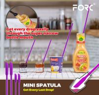 China Seamless Silicone Kitchen Utensil Set 8 Piece Purple Heat Resistant 800F Dishwasher Safe for sale