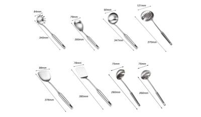 Cina l'utensile della cucina di acciaio inossidabile 8pcs mette l'anticorrosivo Unbendable in vendita