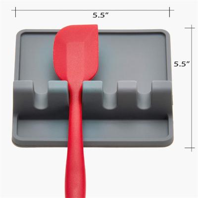 Cina Il pollice termoresistente LFGB del posacucchiaio 6x6 del silicone ha approvato per il contatore di cucina in vendita