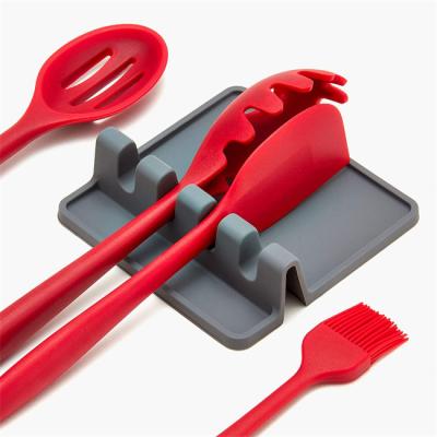 Cina Il pollice termoresistente LFGB del posacucchiaio 6x6 del silicone ha approvato per il contatore di cucina in vendita