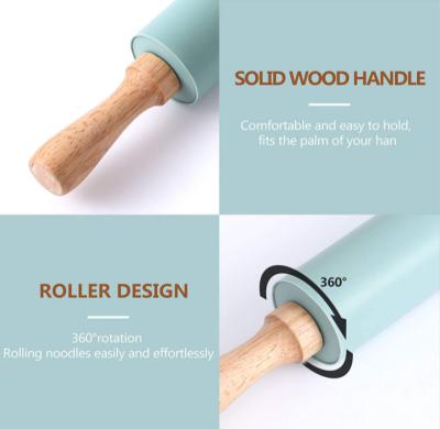 Cina Antipolvere libero amichevole di Eco Sil Pin Bakers Rolling Pin BPA in vendita