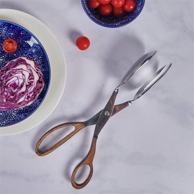 Cina Tenaglie resistenti della cucina di acciaio inossidabile dell'insalata per la cottura del Matte Polish in vendita
